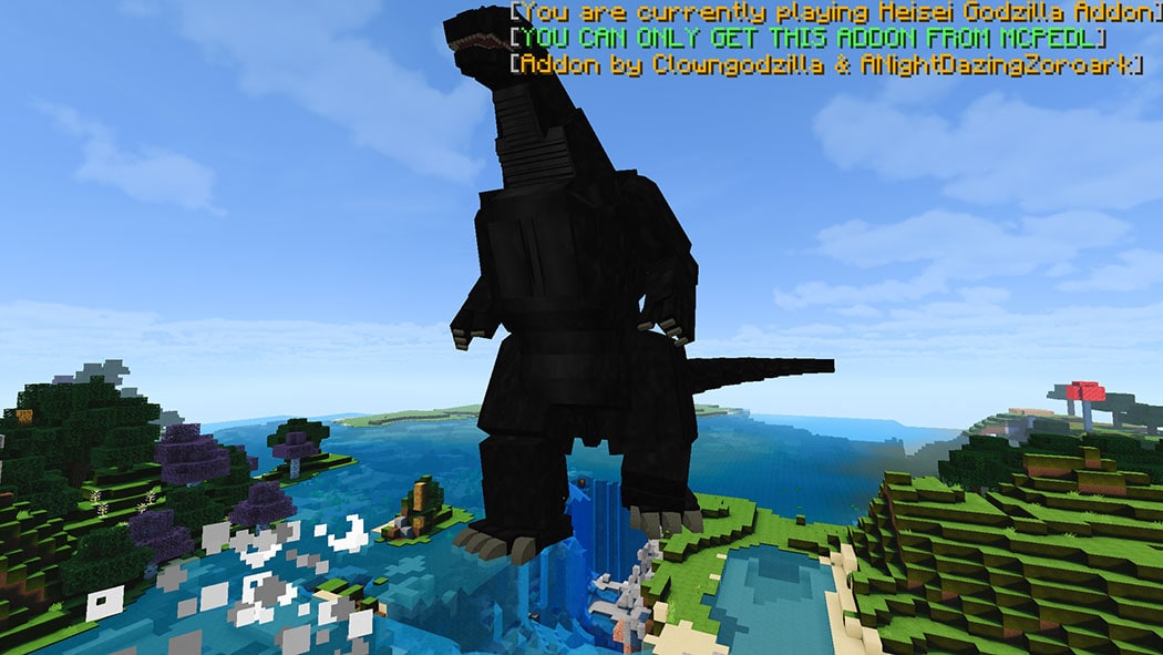 Heisei Godzilla Addon - MCPE AddOns - Aadhu.com