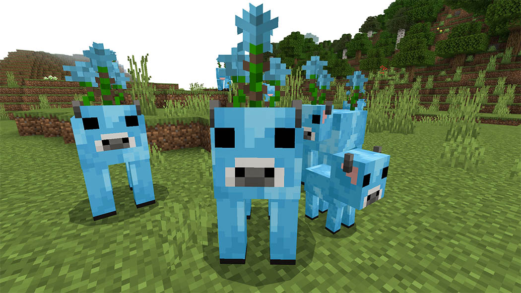 MOOblooms Addon Minecraft PE - MCPE AddOns - Aadhu.com